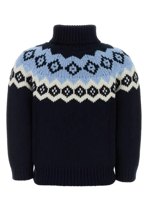 Prada Dark Wool Blend Sweater
