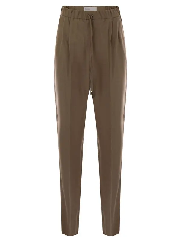 Max Mara Gatti Cashmere Drawstring Trousers
