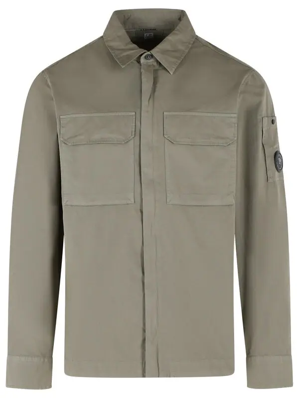 C.P. COMPANY Beige Cotton Overshirt