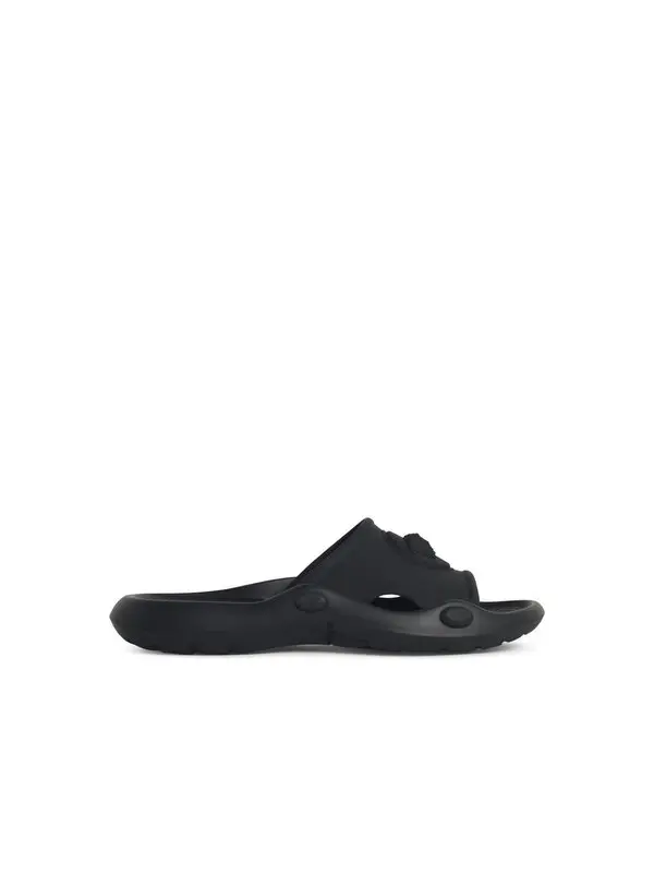 Versace Rubber Slippers - Black