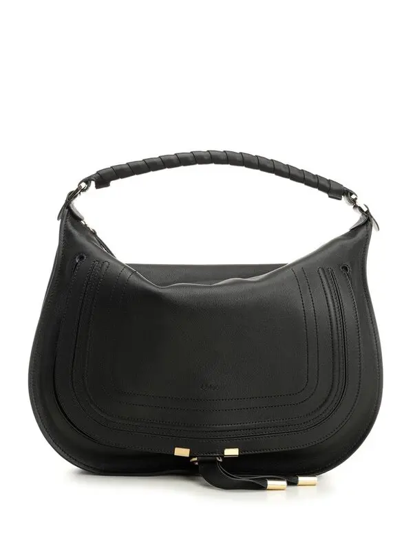 Chloé S881 Marcie Shoulder Bag - Black