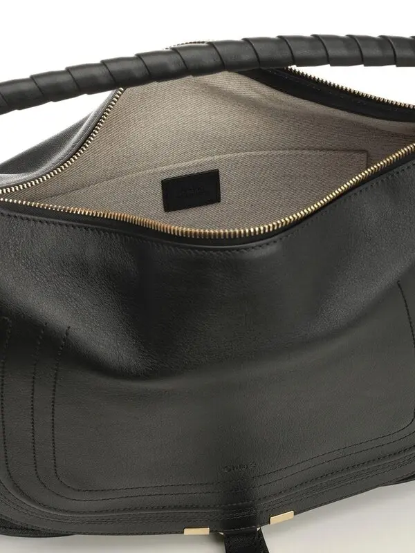 Chloé S881 Marcie Shoulder Bag - Black