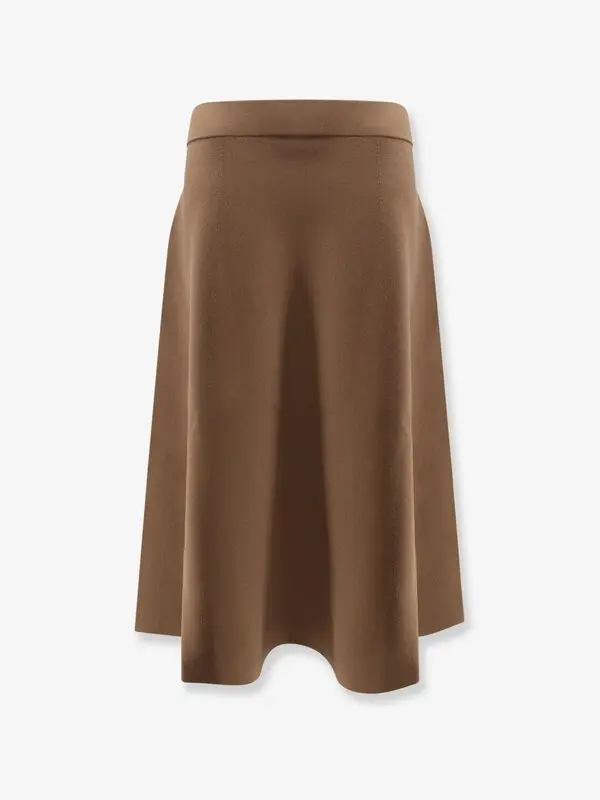 Max Mara Lazio Viscose Blend Skirt - Multicolor