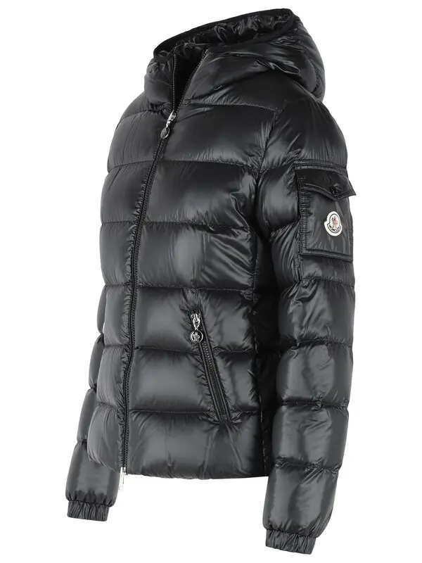 Moncler Glesse' Short Hooded Down Jacket In Polyamide