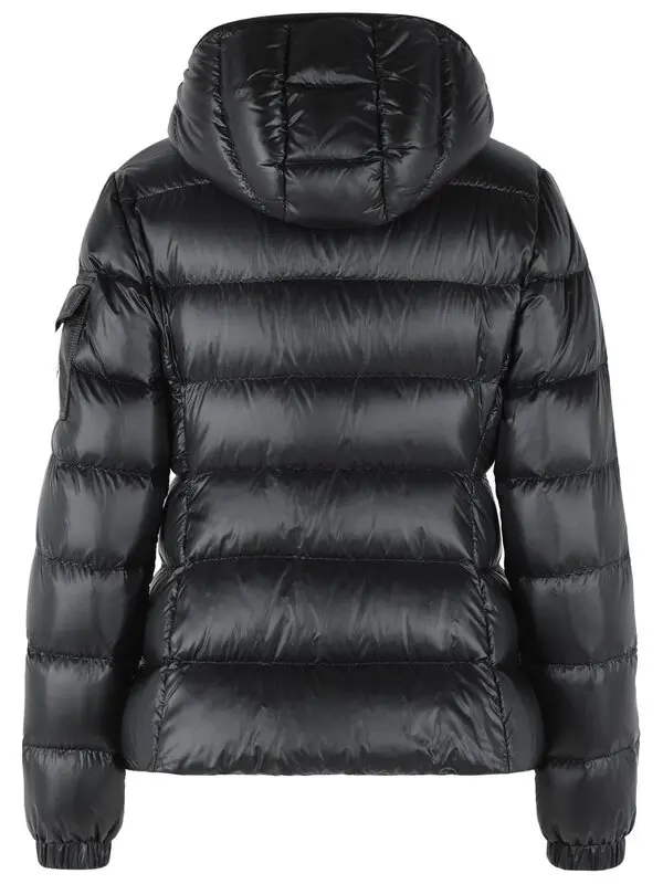 Moncler Glesse' Short Hooded Down Jacket In Polyamide - Black