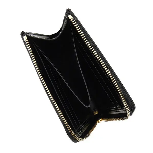 JIL SANDER Tangle' Leather Zippered Cardholder