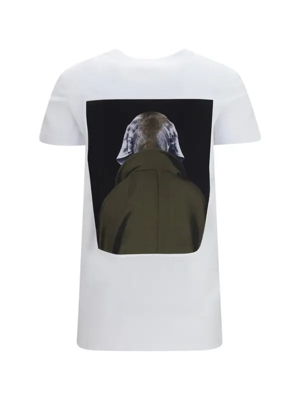Max Mara Graphic Print T-shirt - White