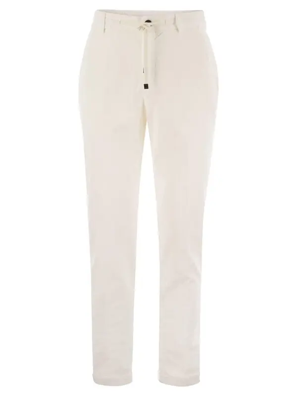 Peserico Corduroy Trousers - White