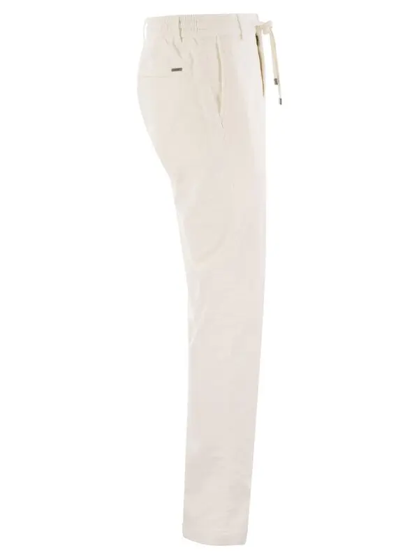 Peserico Corduroy Trousers - White