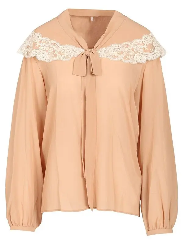 Chloé Shirt With Laces - Multicolor