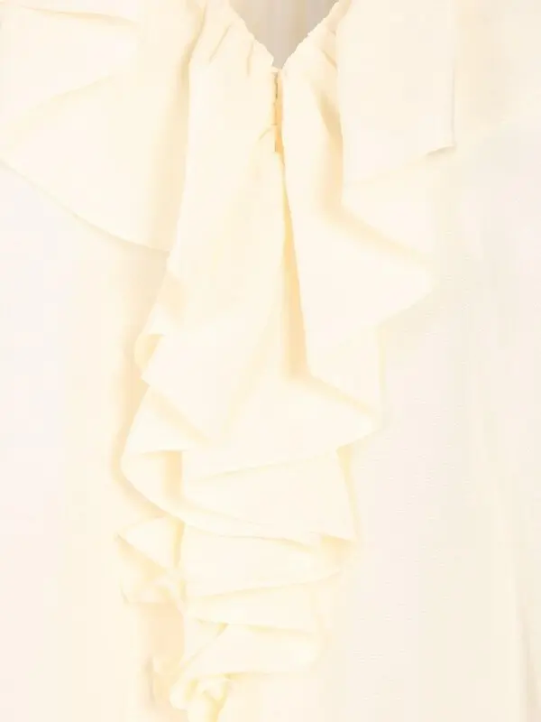 Chloé Long-sleeved Silk Shirt - White