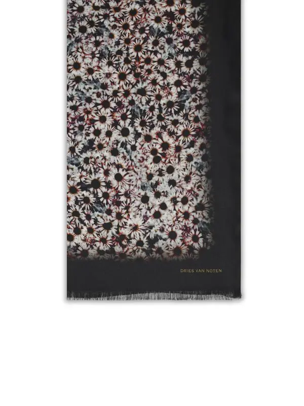 Dries Van Noten Fancyolive' Viscose Tube Scarf