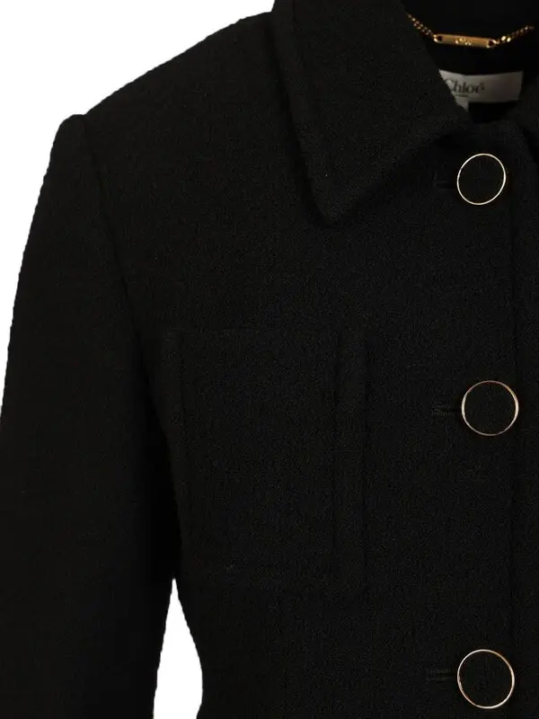 Chloé Single-breasted Short Blazer