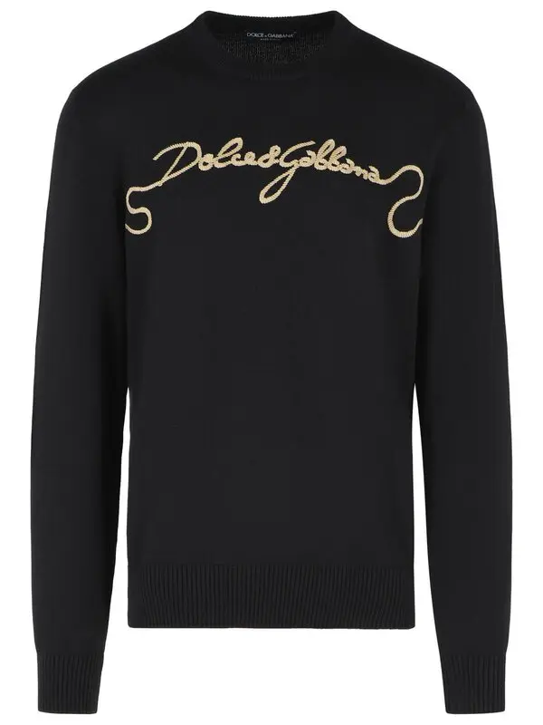 Dolce & Gabbana Virgin Wool Sweater - Black