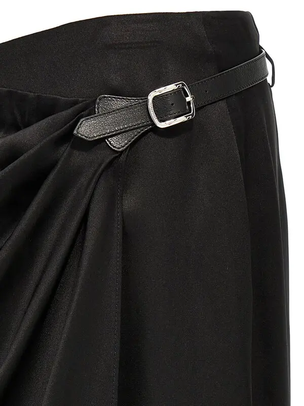 TOM FORD Silk Satin Wrap Skirt