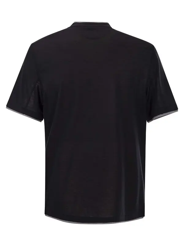 Brunello Cucinelli Silk And Cotton T-shirt