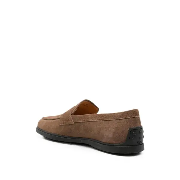 TOD'S Suede Loafers - Brown