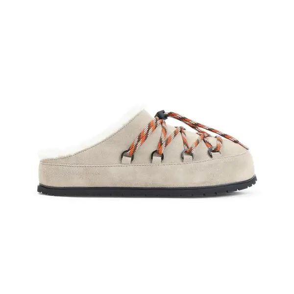 Prada Shearling-lined Mules - Multicolor