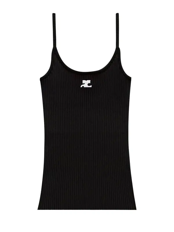 COURREGES Tank Top In Maglia Reedition