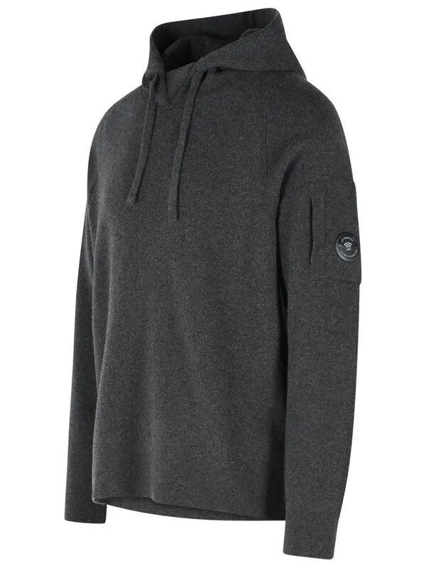 C.P. COMPANY Grey Wool Blend Sweater