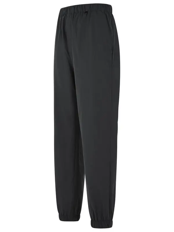 Moncler Technical Trousers In Elastic Fabric - Black