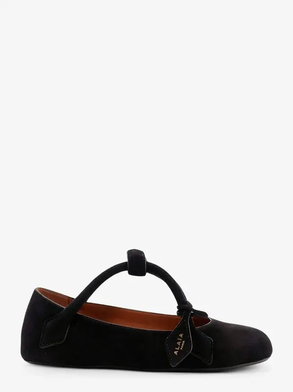 Alaïa Le Teckel Suede Ballet Flats - Multicolor