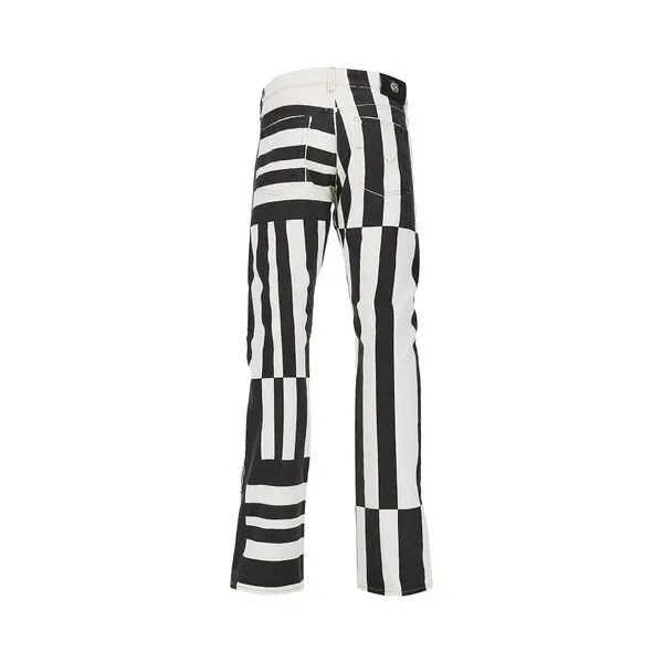 Versace Denim Jeans With Sylvester Print