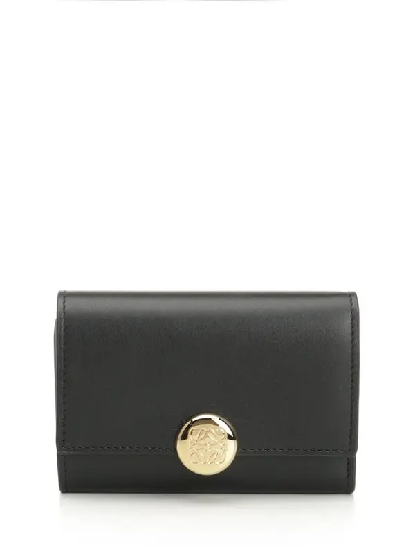 Loewe Small Vertical Wallet Pebble