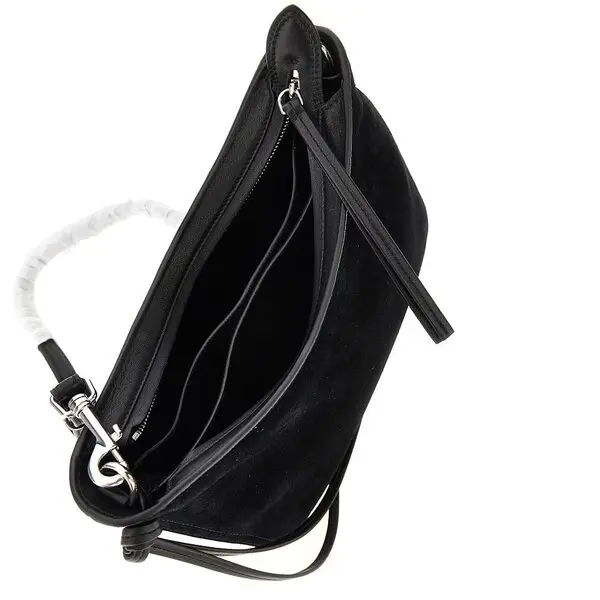 Phoebe Philo Leather Small 'gig' Shoulder Bag - Black