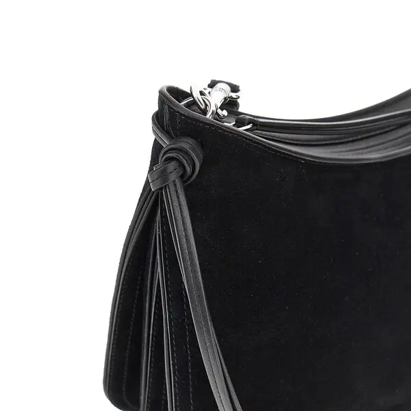 Phoebe Philo Leather Small 'gig' Shoulder Bag - Black