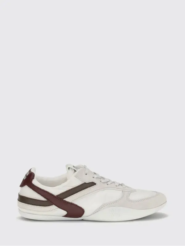 Miu Miu Gymnasium Sneakers In Re-nylon And Leather - White