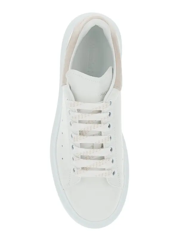 Alexander McQueen Leather Low Top Sneakers - White