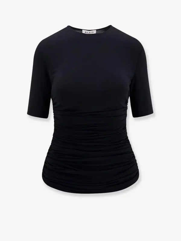 Alaïa Viscose T-shirt - Multicolor
