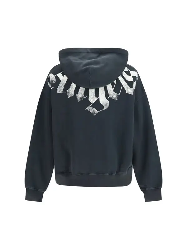 Palm Angels Hooded Zip Sweatshirt