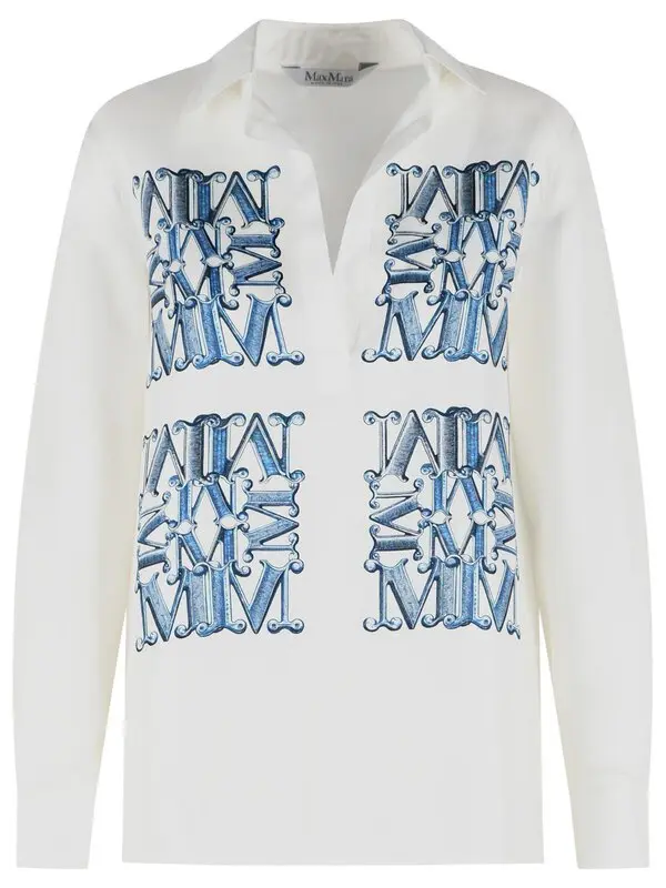 Max Mara Filtrooceano' Silk Shirt - White
