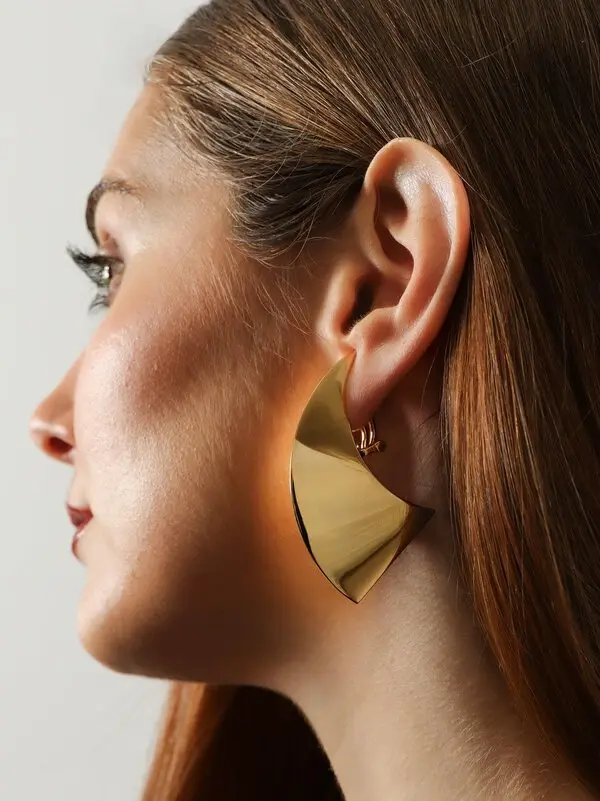 Alaïa Brass Earrings - Multicolor