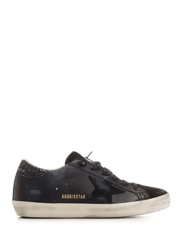 GOLDEN GOOSE Super-star Sneakers - Black