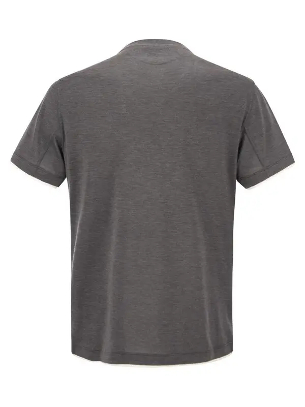 Brunello Cucinelli Silk And Cotton T-shirt