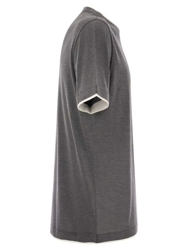 Brunello Cucinelli Silk And Cotton T-shirt