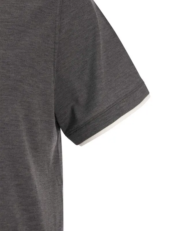 Brunello Cucinelli Silk And Cotton T-shirt