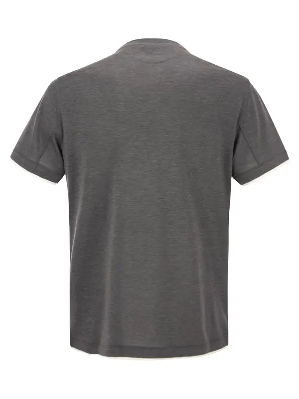 Brunello Cucinelli Silk And Cotton T-shirt