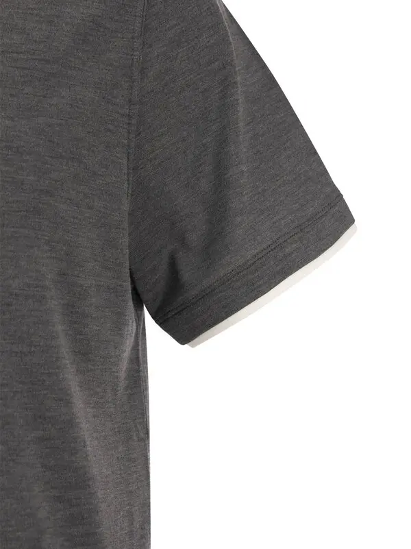 Brunello Cucinelli Silk And Cotton T-shirt