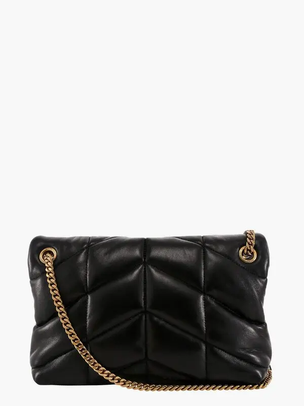 Saint Laurent Loulou Puffer Matelassé Leather Cross Body Bag - Multicolor
