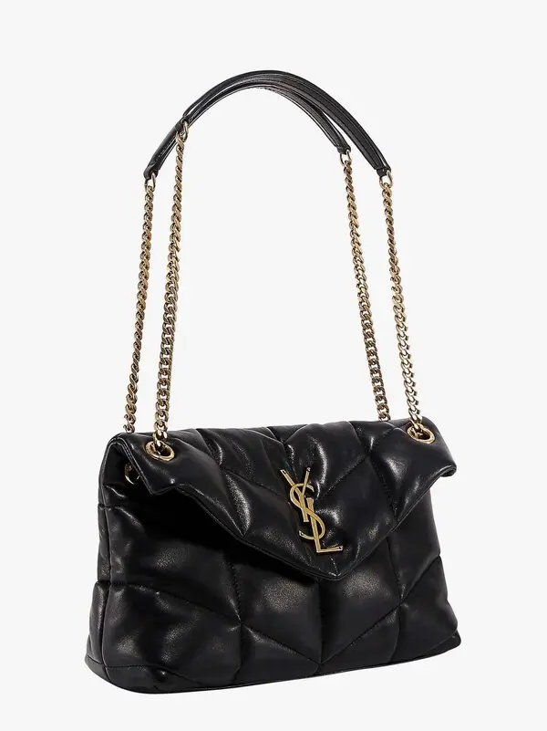 Saint Laurent Loulou Puffer Matelassé Leather Cross Body Bag - Multicolor