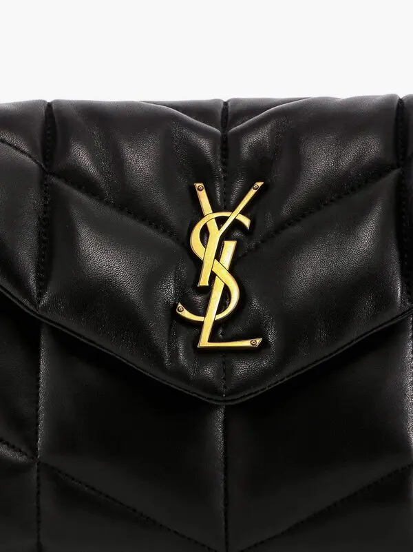 Saint Laurent Loulou Puffer Matelassé Leather Cross Body Bag - Multicolor