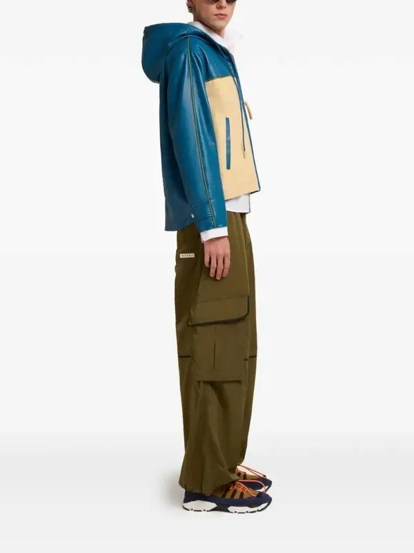 Marni Hooded Leather Jacket