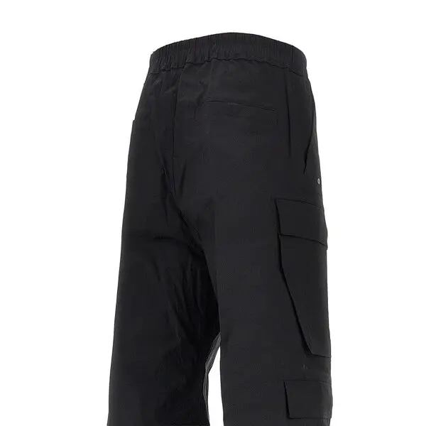 Rick Owens Cargobelas Stretch Cotton Pants - Black
