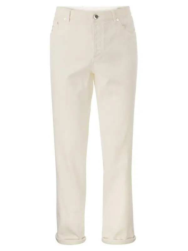 Brunello Cucinelli Tailored Trousers - White