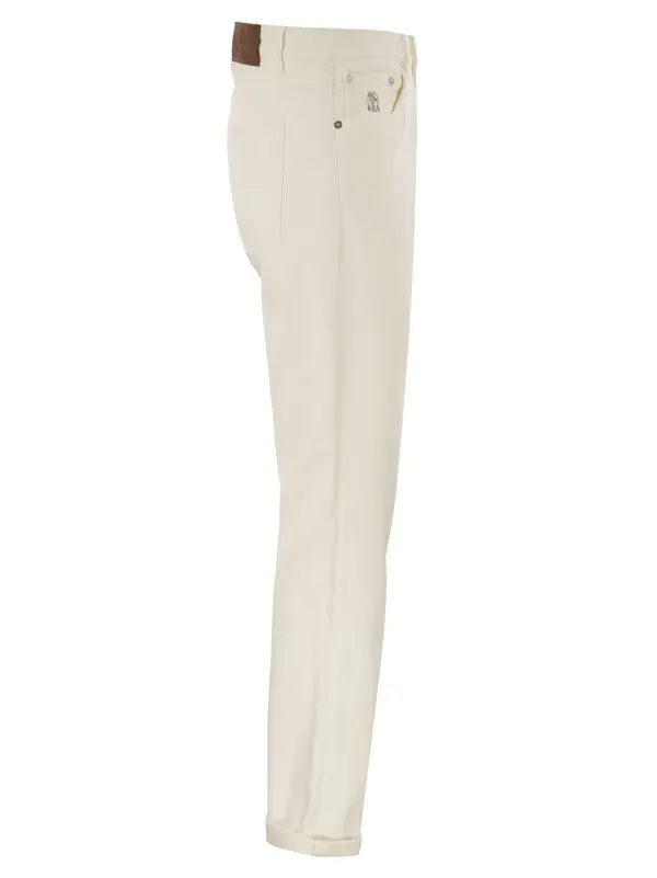 Brunello Cucinelli Tailored Trousers - White