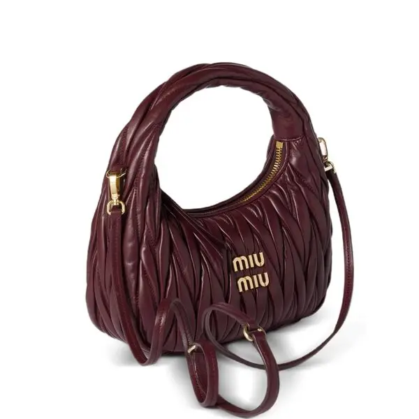 Miu Miu Wander Mini Matelassé Nappa Leather Bag - Multicolor
